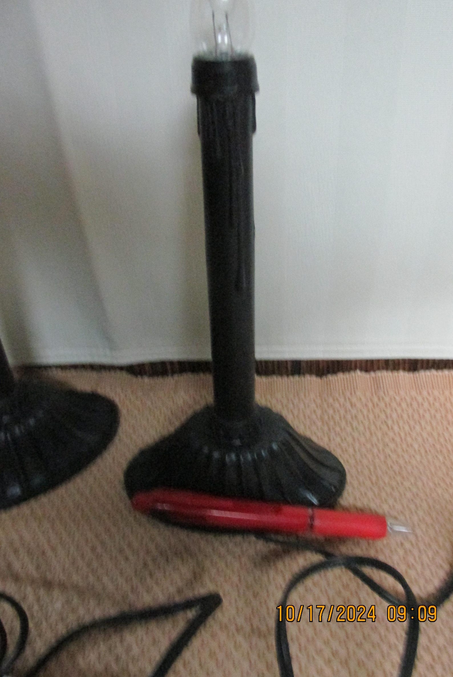 Halloween Black Window Candles Set of 2 No Bulbs Included - Etsy