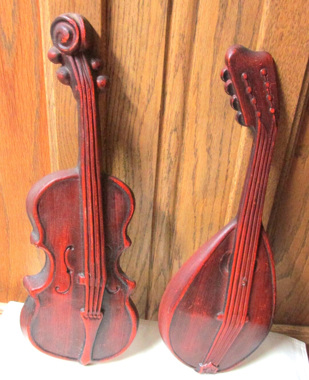 Metal Mandolin and Violin Set Wall Hanging Decor Music Art - Etsy