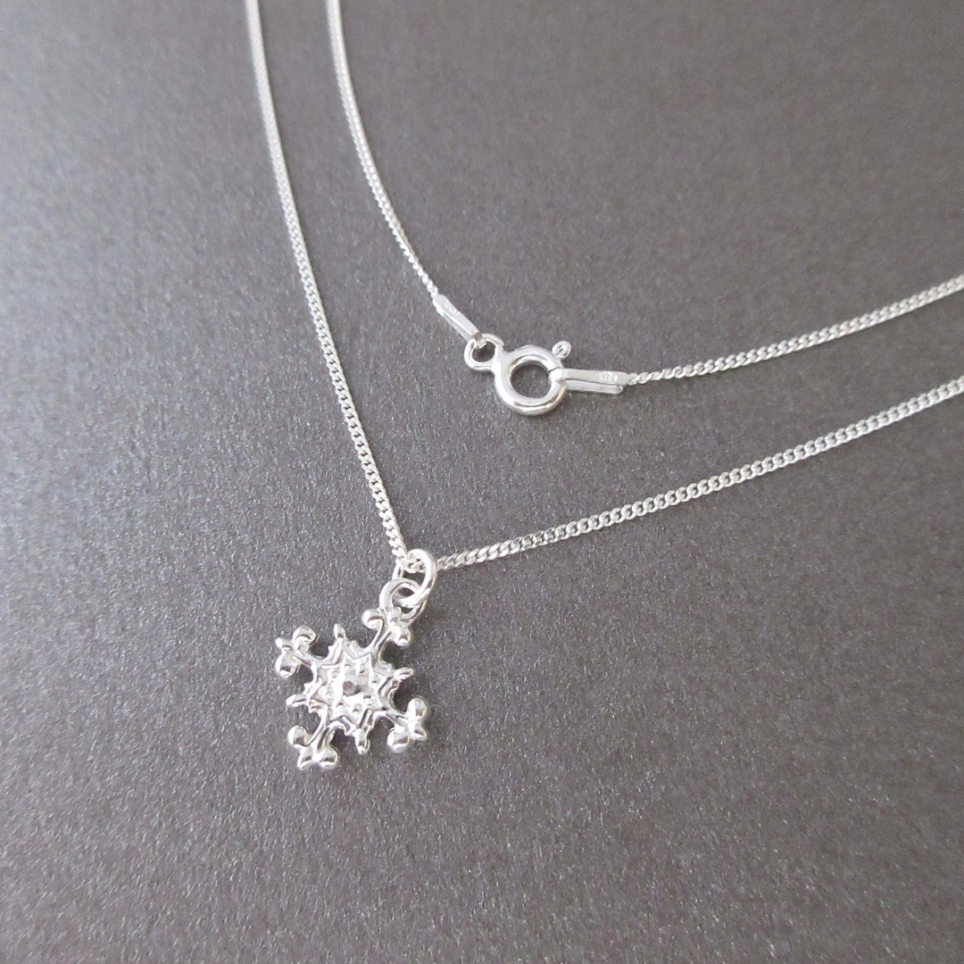 Collier fin pendentif croix grecque argent 925/1000e - Etsy France