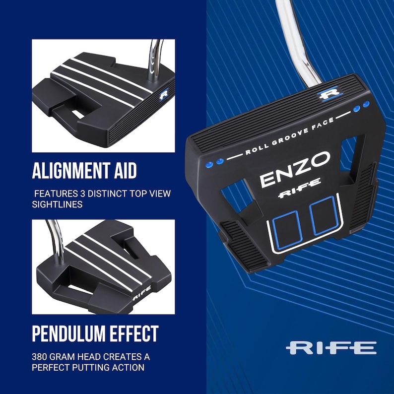 Rife ENZO Putter - 38 Inches Extra Long Total Length With Extra Long ...