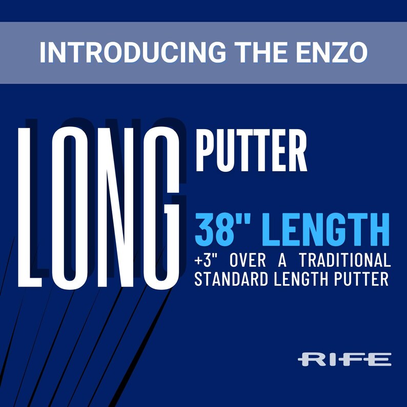 Rife ENZO Putter - 38 Inches Extra Long Total Length With Extra Long ...