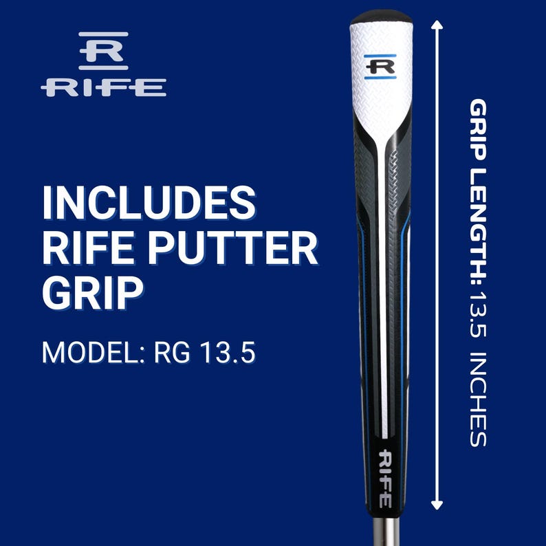 Rife ENZO Putter - Custom Length and Choose Your Putter Grip-includes ...