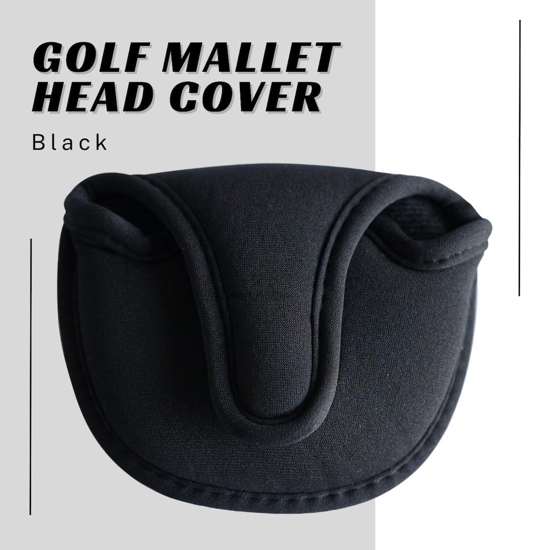 Black Mallet Putter Head Cover-perfect for Mallet Putters - Etsy
