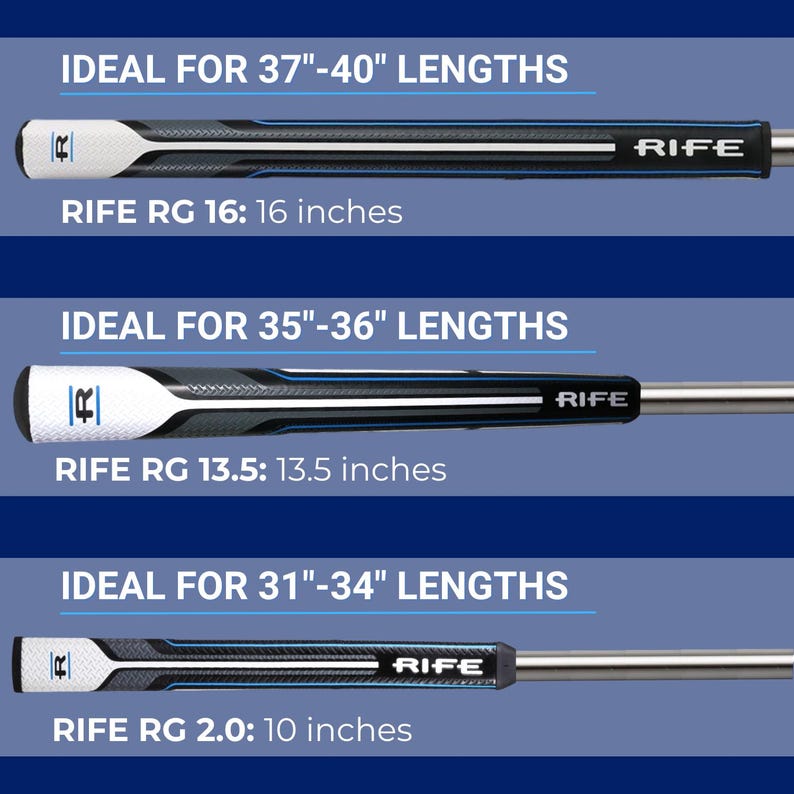 Rife ENZO Putter - Custom Length and Choose Your Putter Grip-includes ...