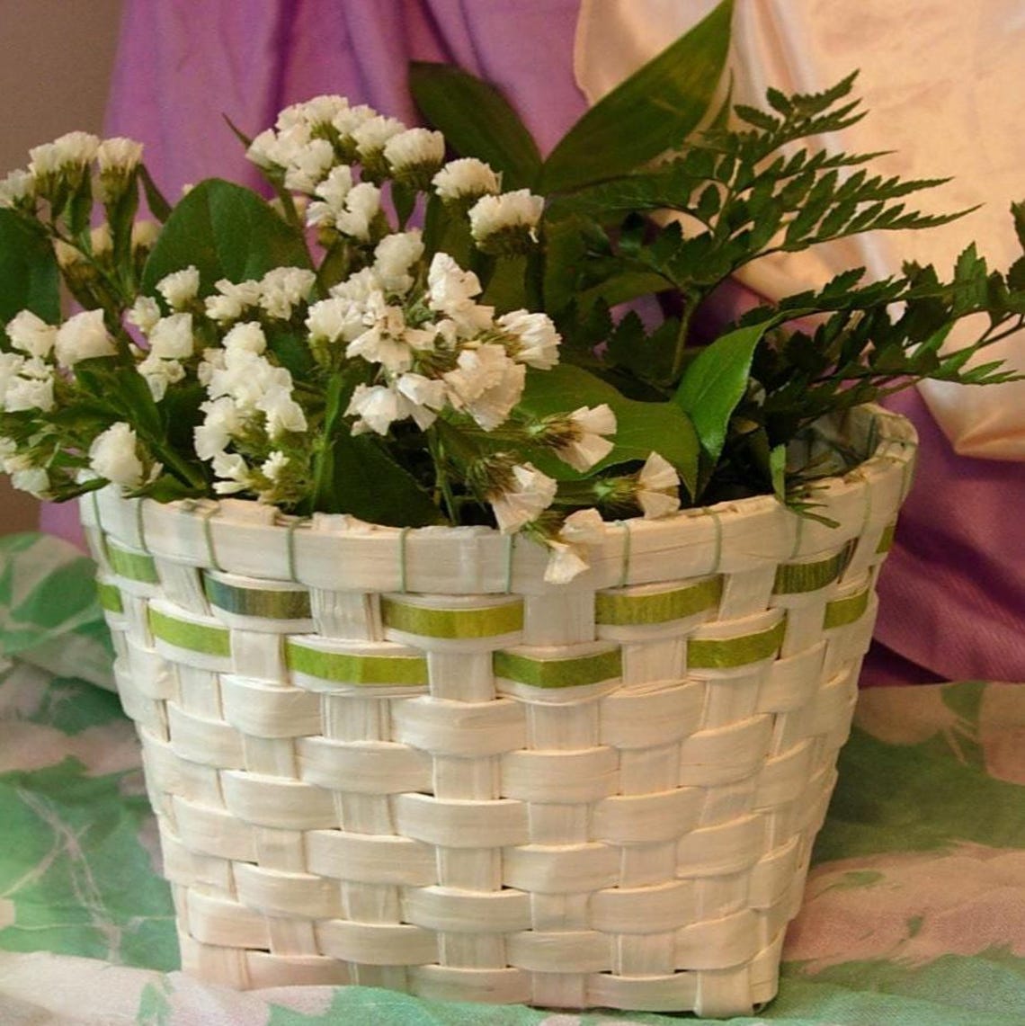 Flower Basket Note Cards -8 Blank Notes - Etsy
