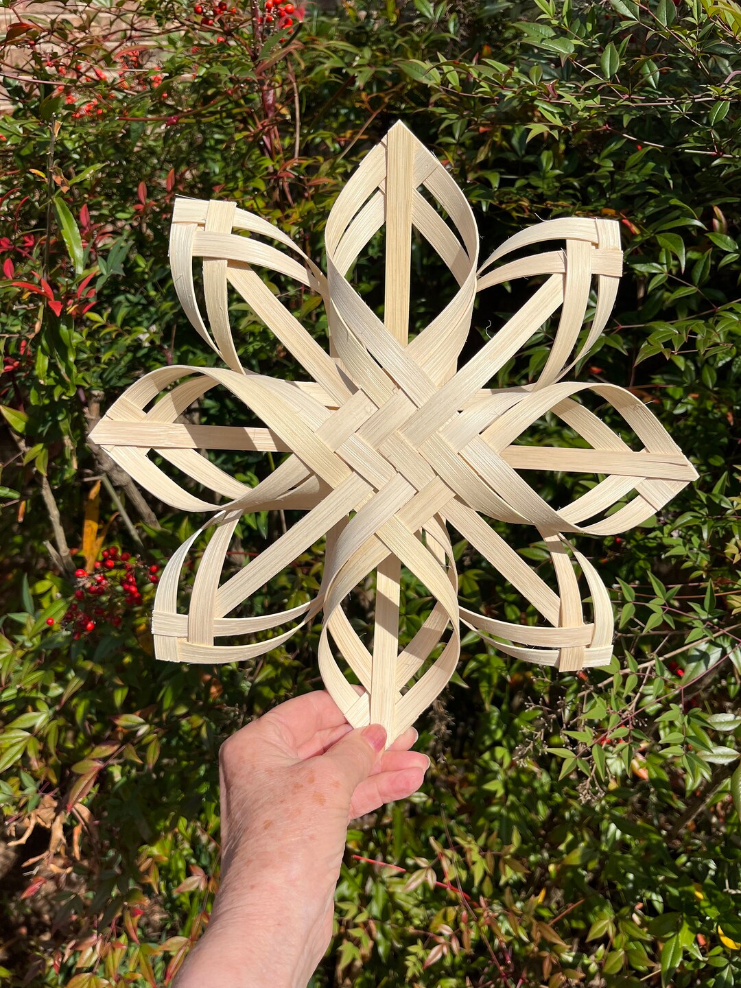 Woven Snowflake - Etsy