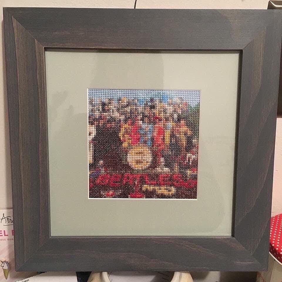 Beatles Sgt Pepper Album Cover Cross Stitch ***pattern Only*** John ...
