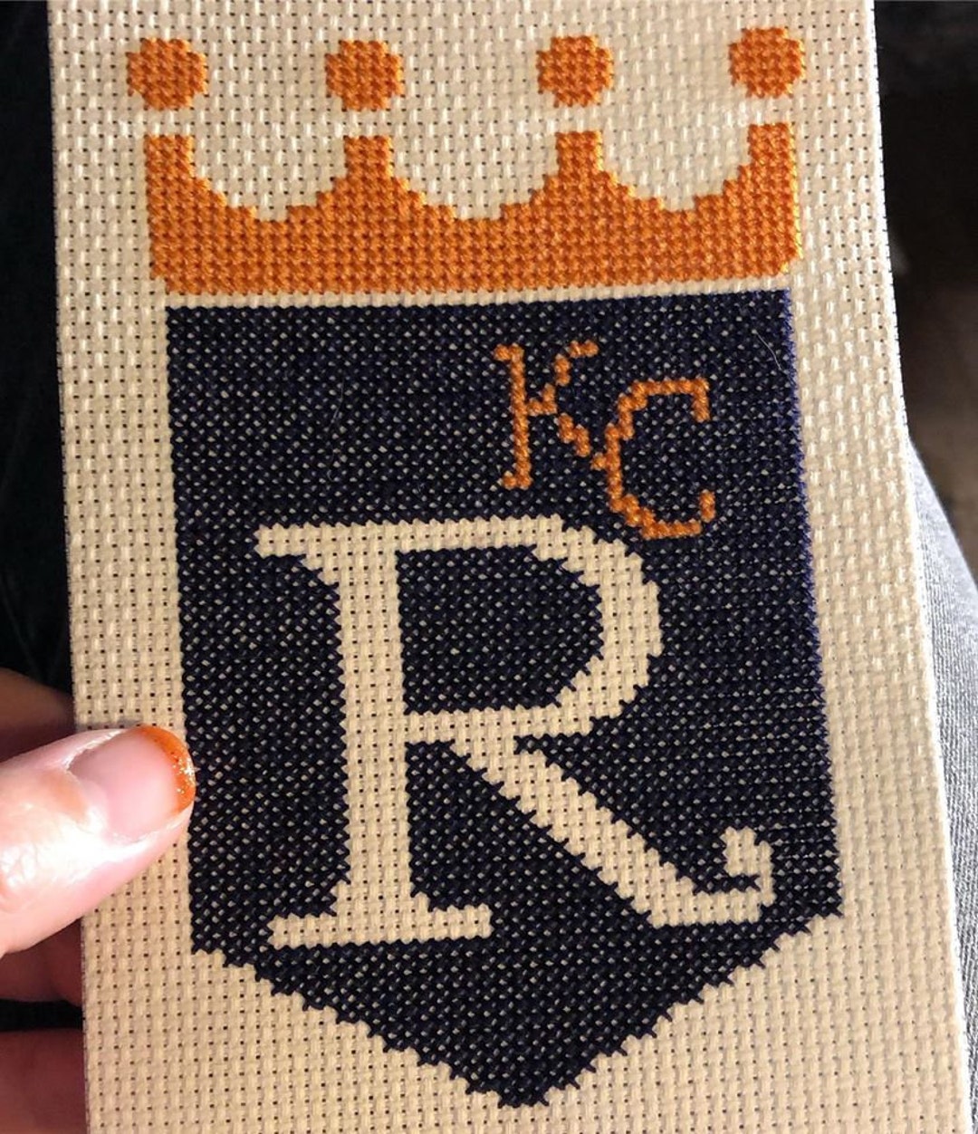 Kansas City KC Royals Cross Stitch Pattern *pattern Only* Baseball ...