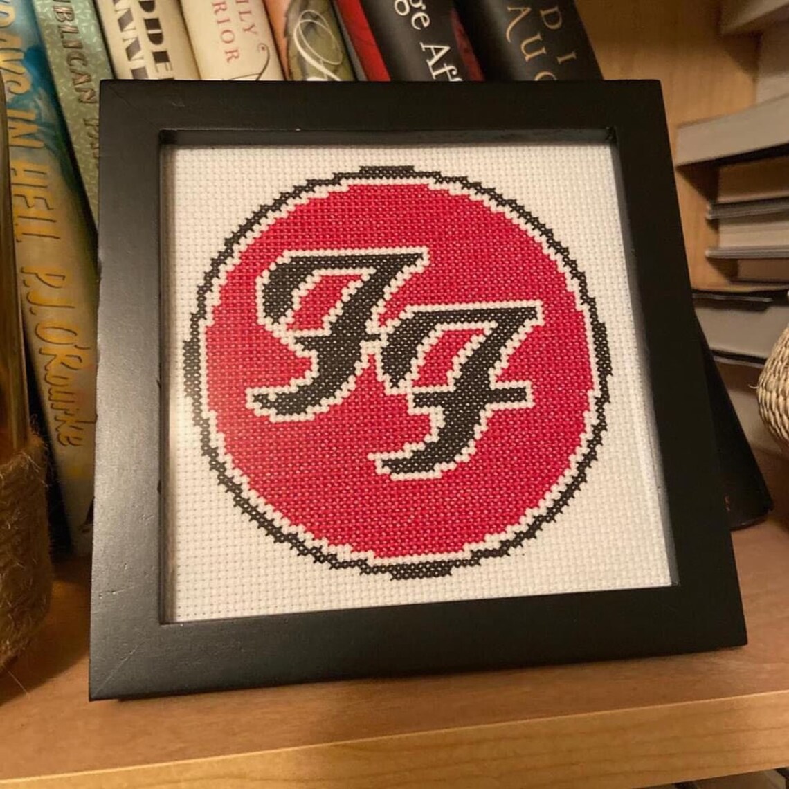 Foo Fighters Logo Cross Stitch Pattern Dave Grohl 5" X 5" ***pattern ...