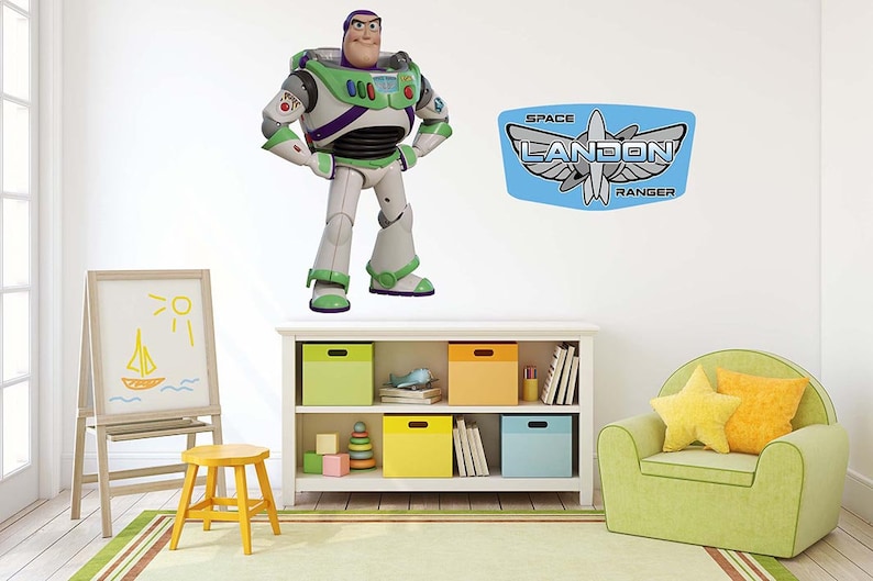 Disney Decals,buzz Lightyear Decal,game Room Decal, Toy Story Decal ...