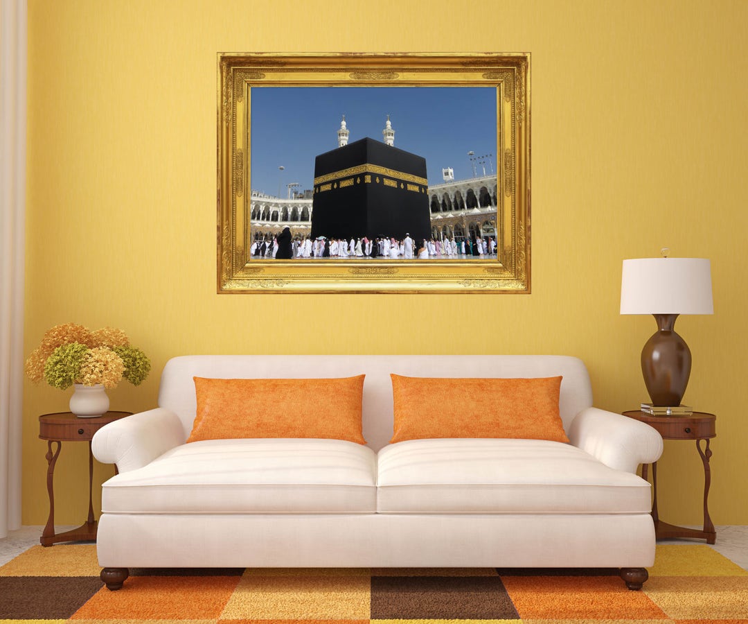 Islamic Wall Decal, Kaaba Wall Murals, Mecca Wall Mural Decals, Islamic ...