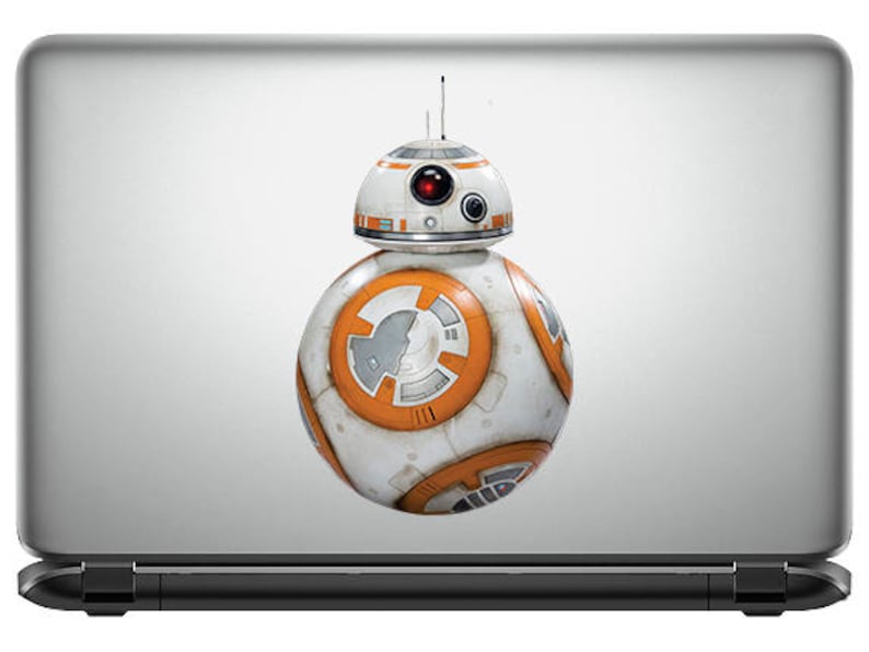 BB8 Wall Decal, Star Wars Art Decor, Star Wars Decal, Star Wars BB8 ...