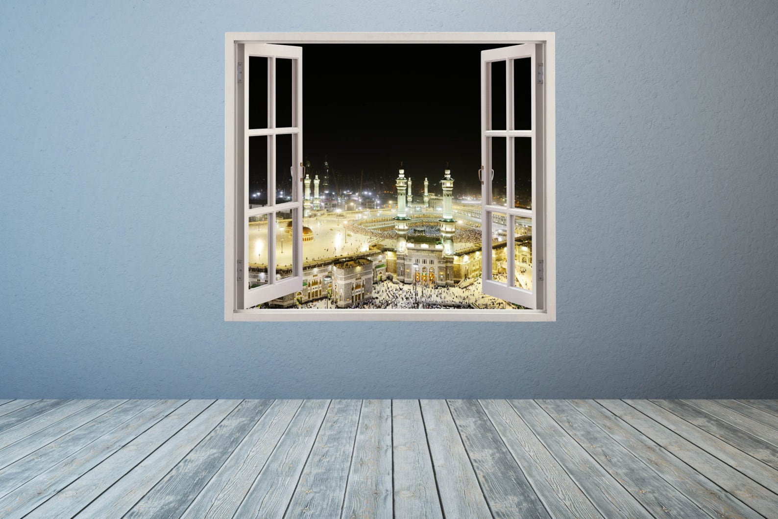 Islamic Wall Decal Kaaba Wall Murals Mecca Wall Mural - Etsy