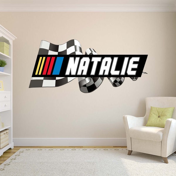Race Car Wall Decals - Etsy