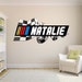 Nascar Inspired Decal, Nascar Wall Design, Car Wall Mural, Personalized ...