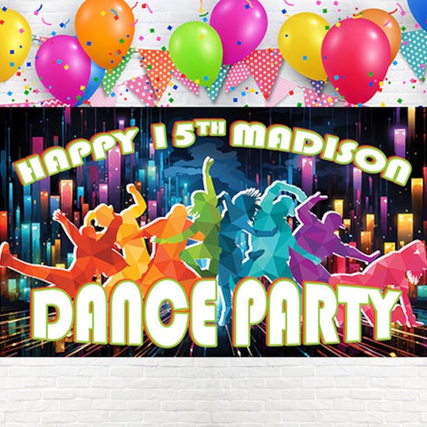 Dance Party Backdrop - Etsy