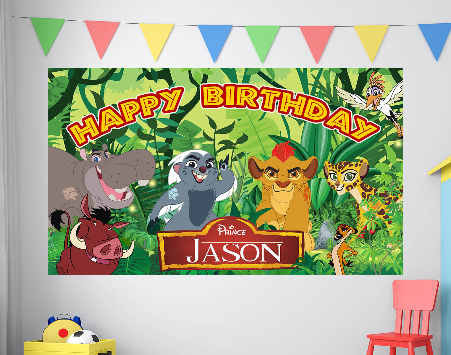 Lion Guard Birthday Lion King Birthday Banner Custom Lion | Etsy