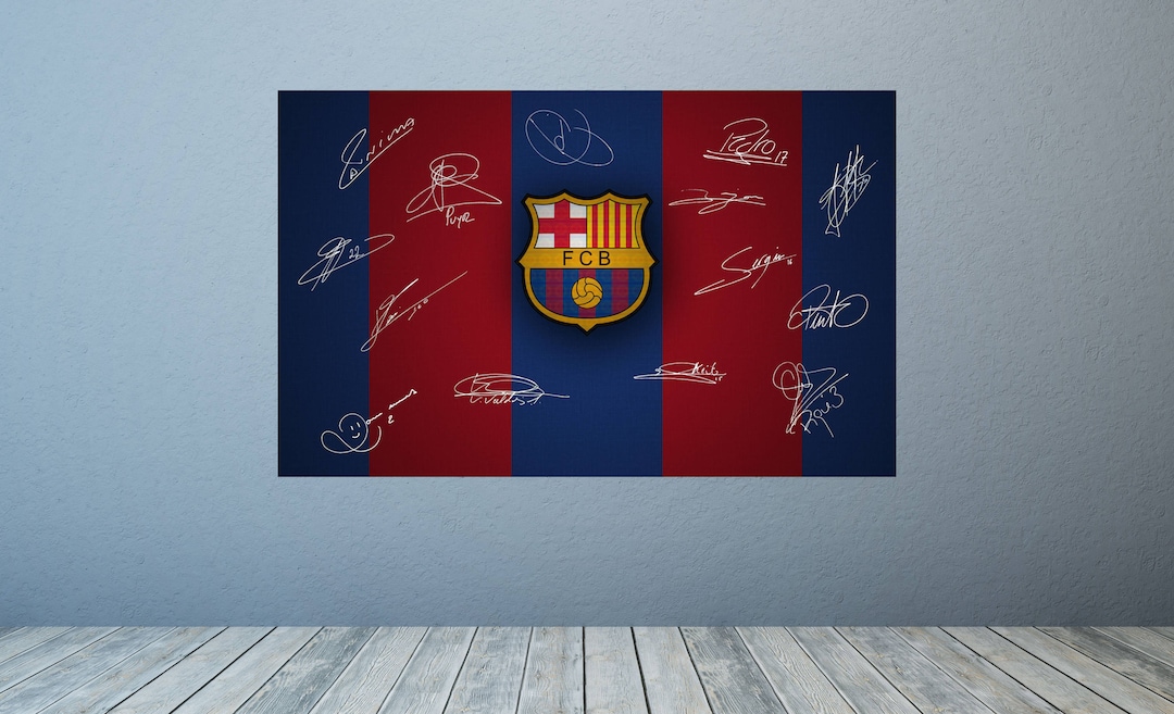Soccer Decals, Barcelona Decal,soccer Art,removable Decals, Sports Art ...