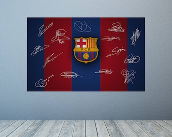 Barcelona Fc Art - Etsy