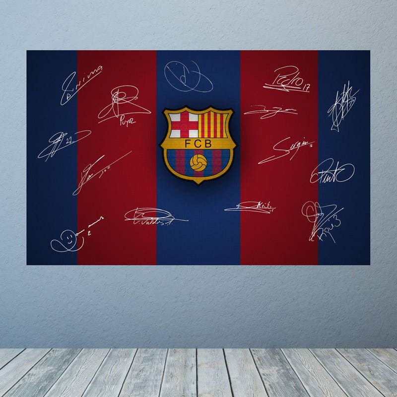 Fc Barcelona Decor - Etsy