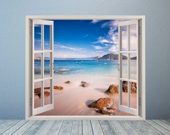 Beach Wall Decals - Etsy