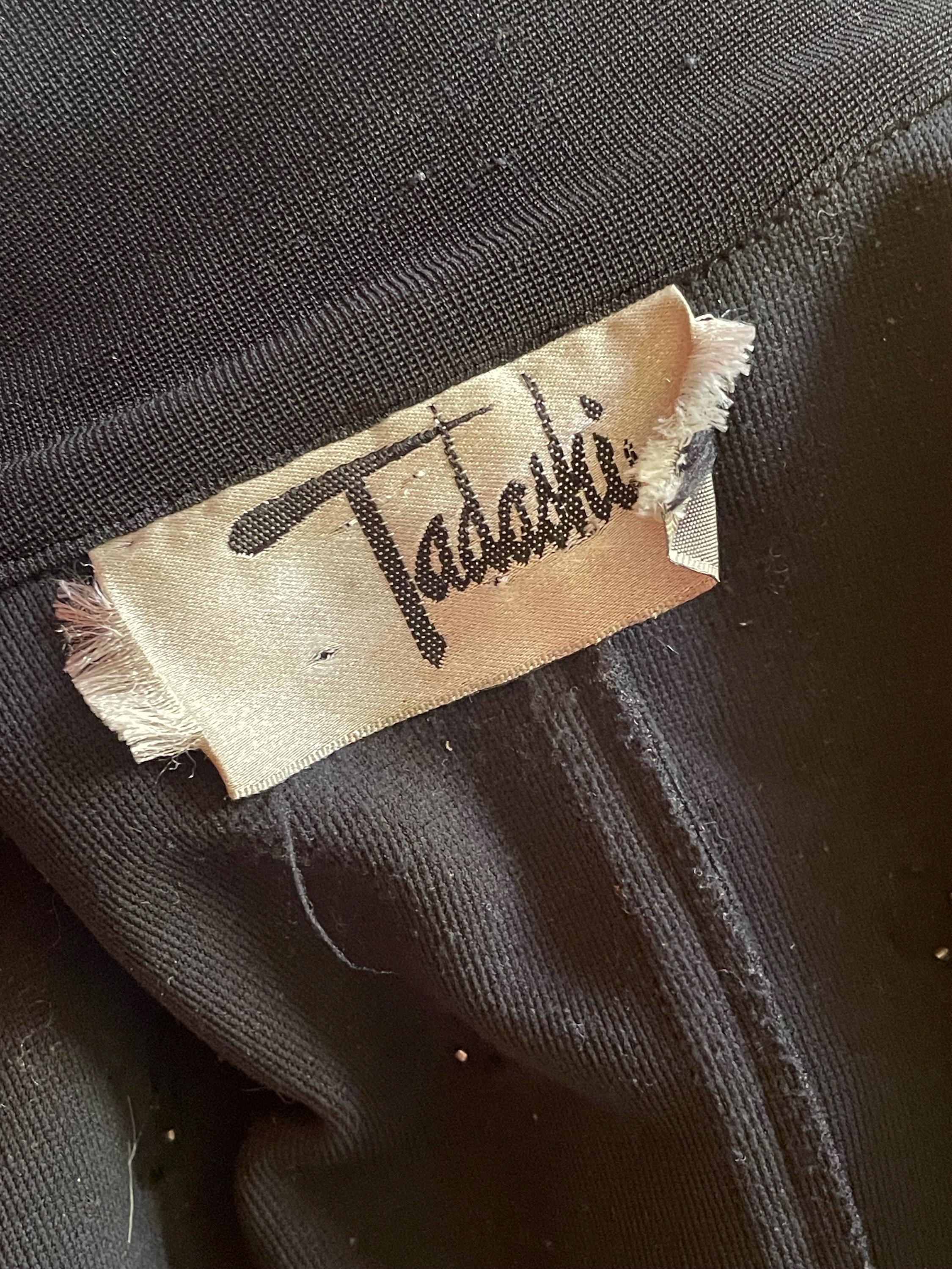 Vintage S/M 80s 90s Tadashi All Over Studded Zipper Biker Trench Jacket ...