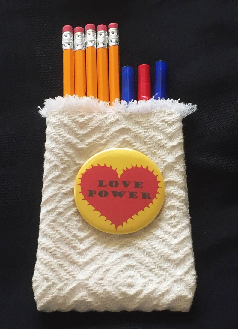 Love Power Button, Red Heart, 2.25 Pinback - Etsy