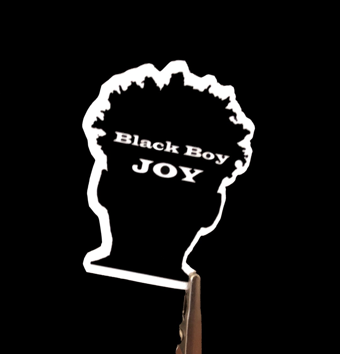 NEW Black Boy Joy STICKER, Glossy Finish, Die Cut - Etsy