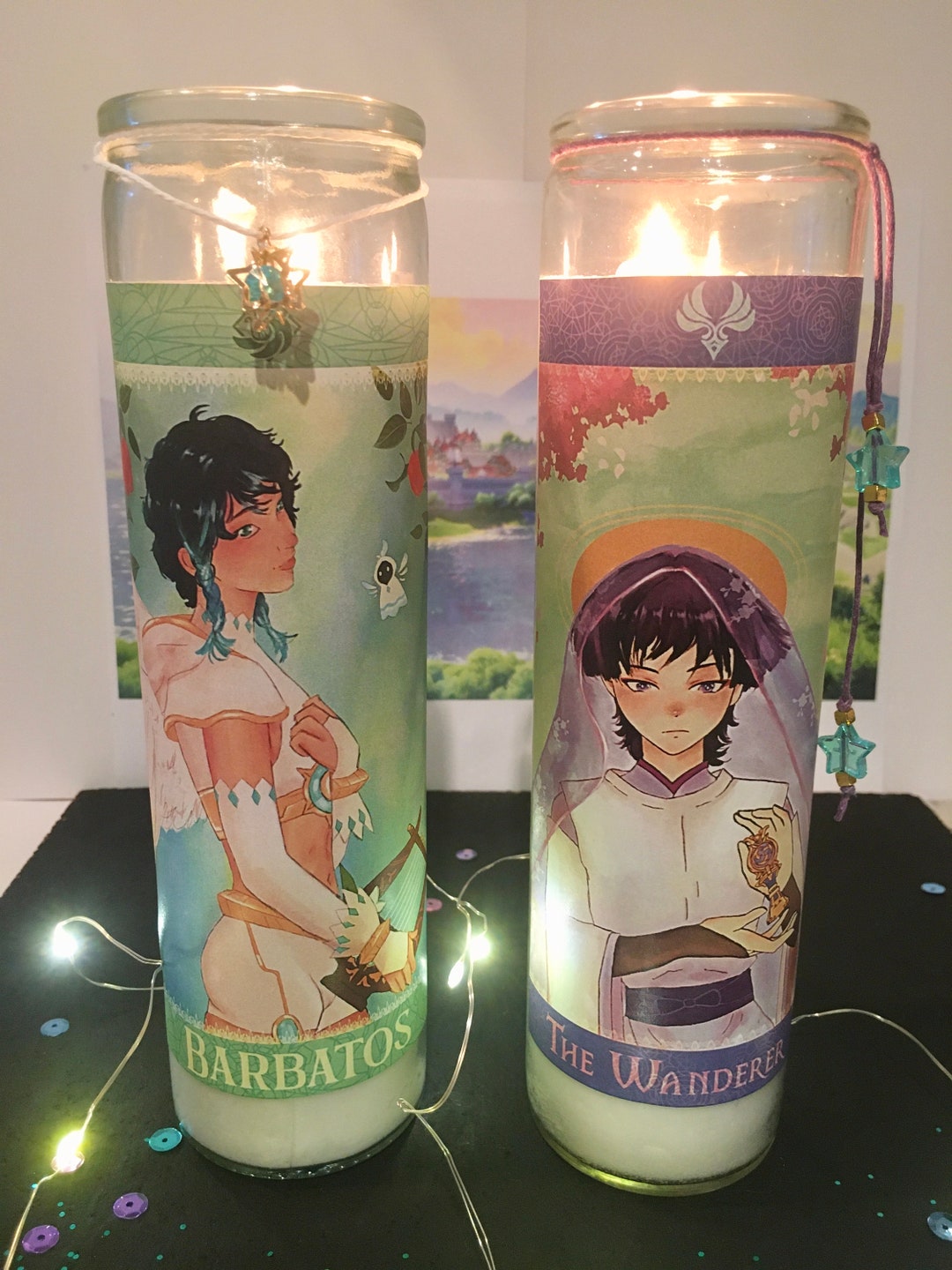 Genshin Impact Scaramouche Wishing Candles - Etsy