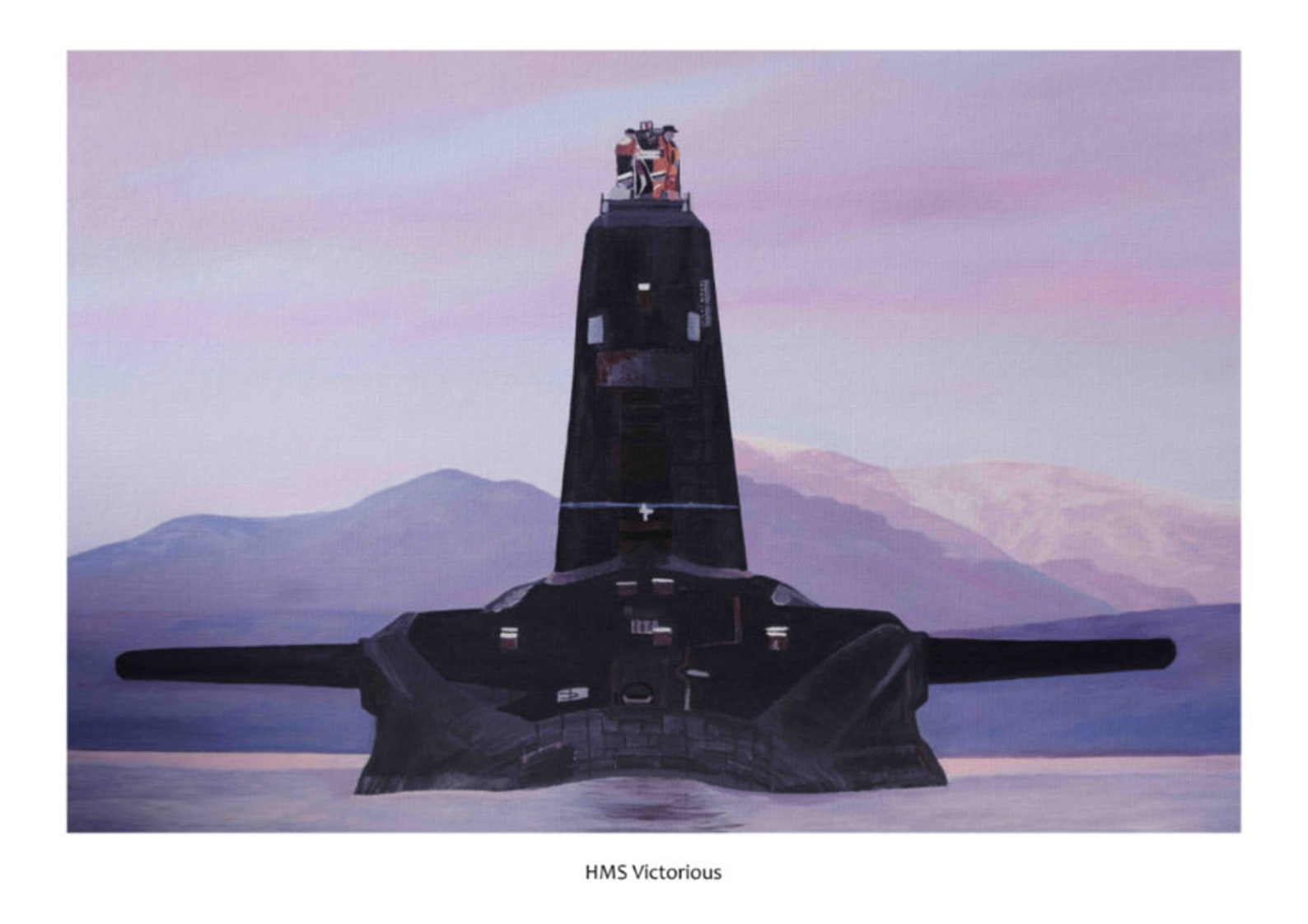 HMS Victorious,a4/a3 Print, Submarine, Art Print, Royal Navy Print ...