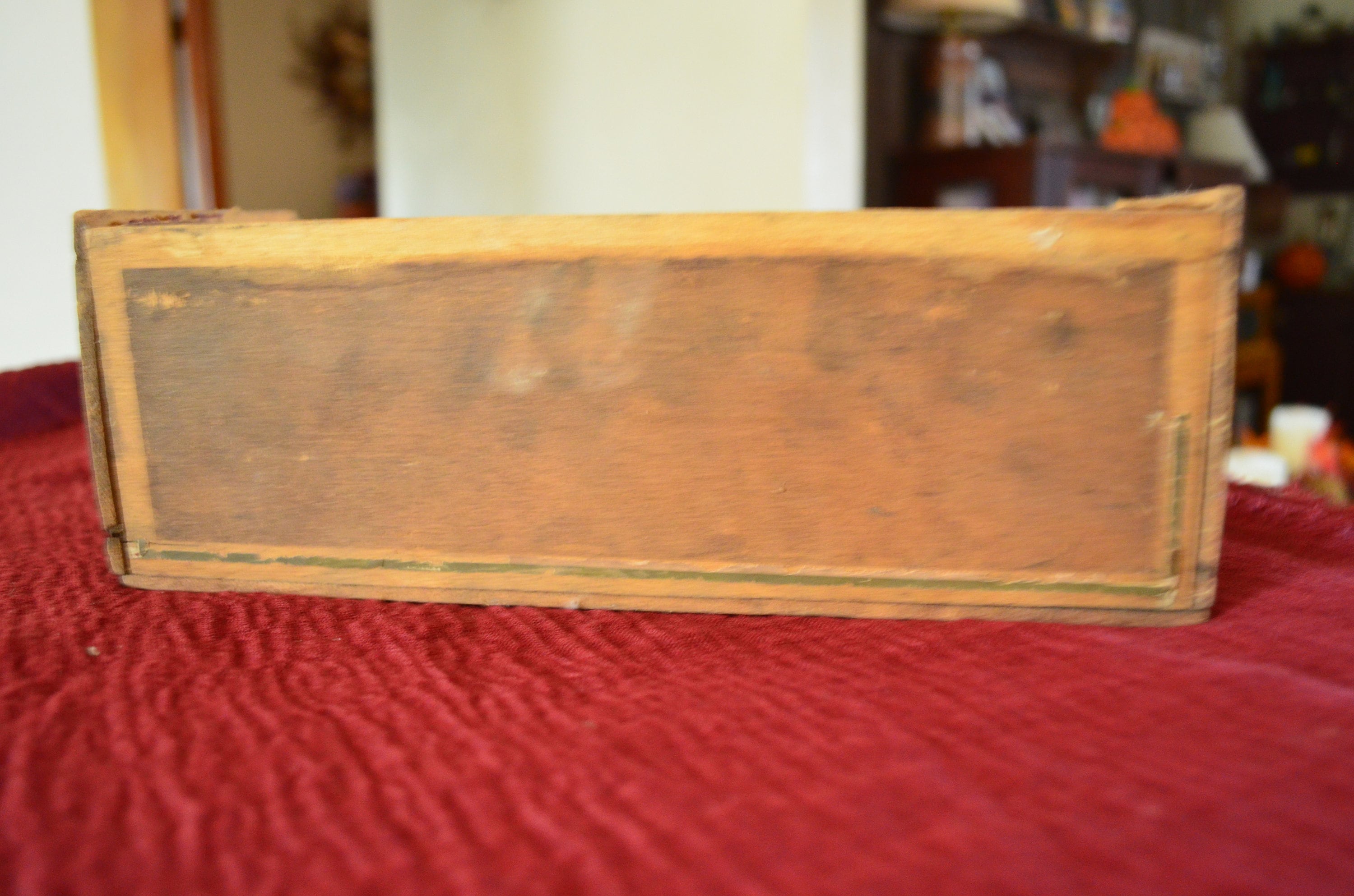 Vintage Small Wooden Box Walton's Factory Smokers Broadleaf State of ...