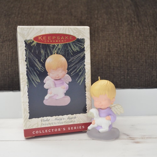 Vintage Mary's Angels Buttercup Hallmark Ornament Yellow - Etsy