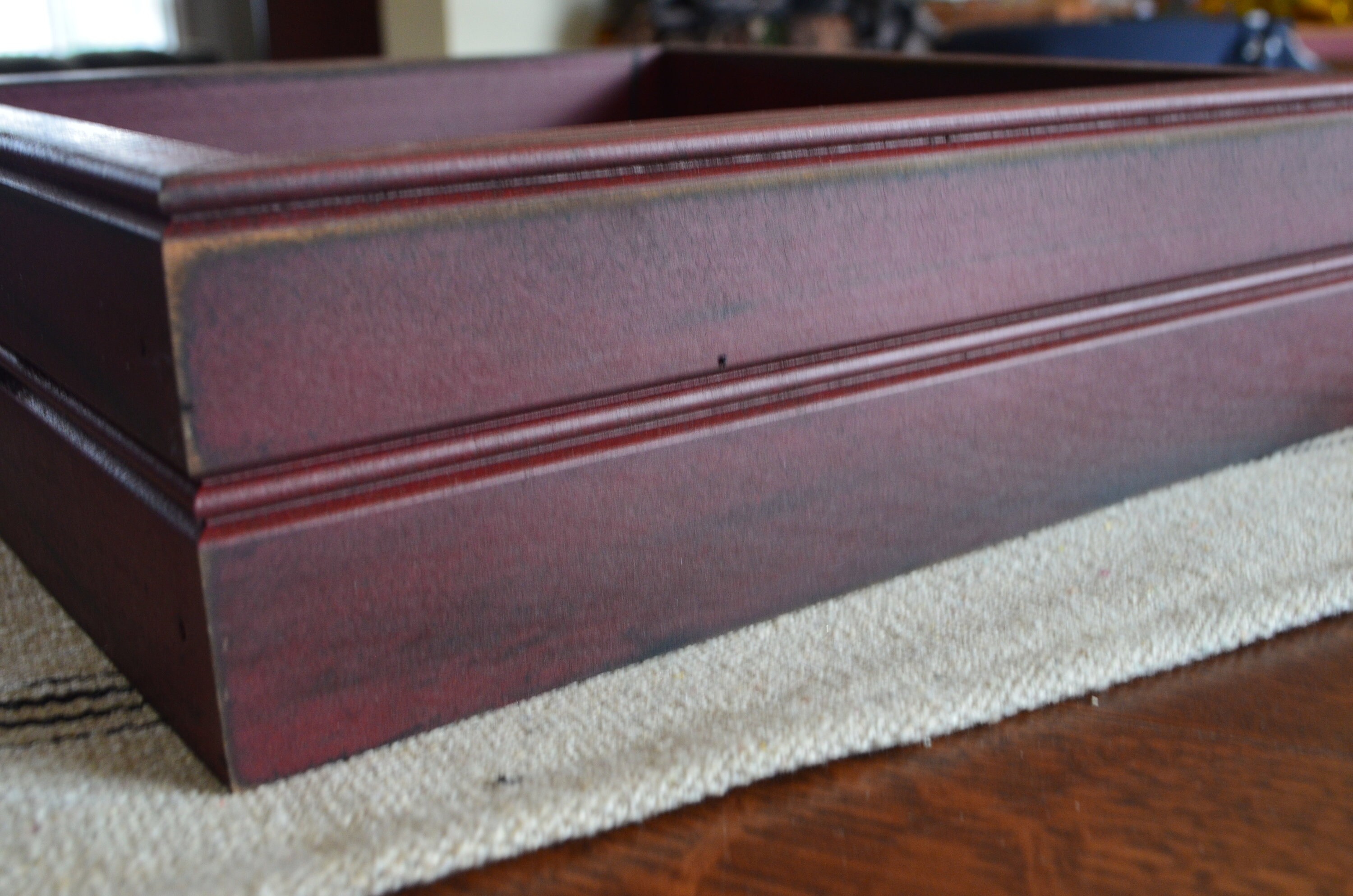 Rustic Candle Box Tray Farmhouse Country Kitchen Bathroom Vanity ...