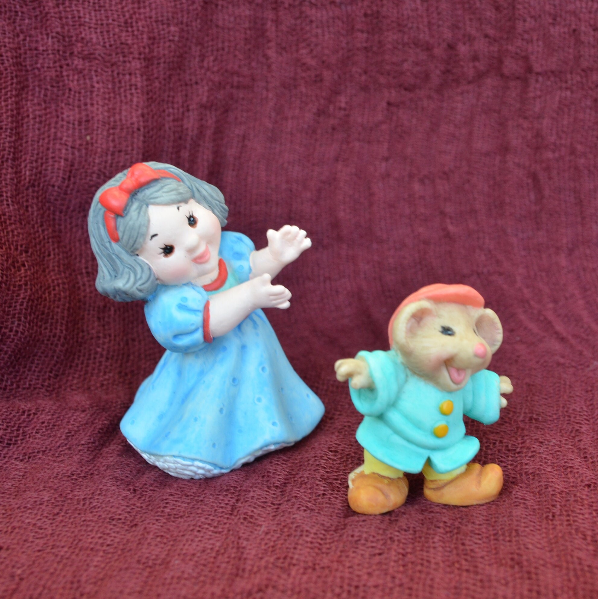Vintage Snow White and the Dancing Dwarf 2 Piece Set Snow - Etsy