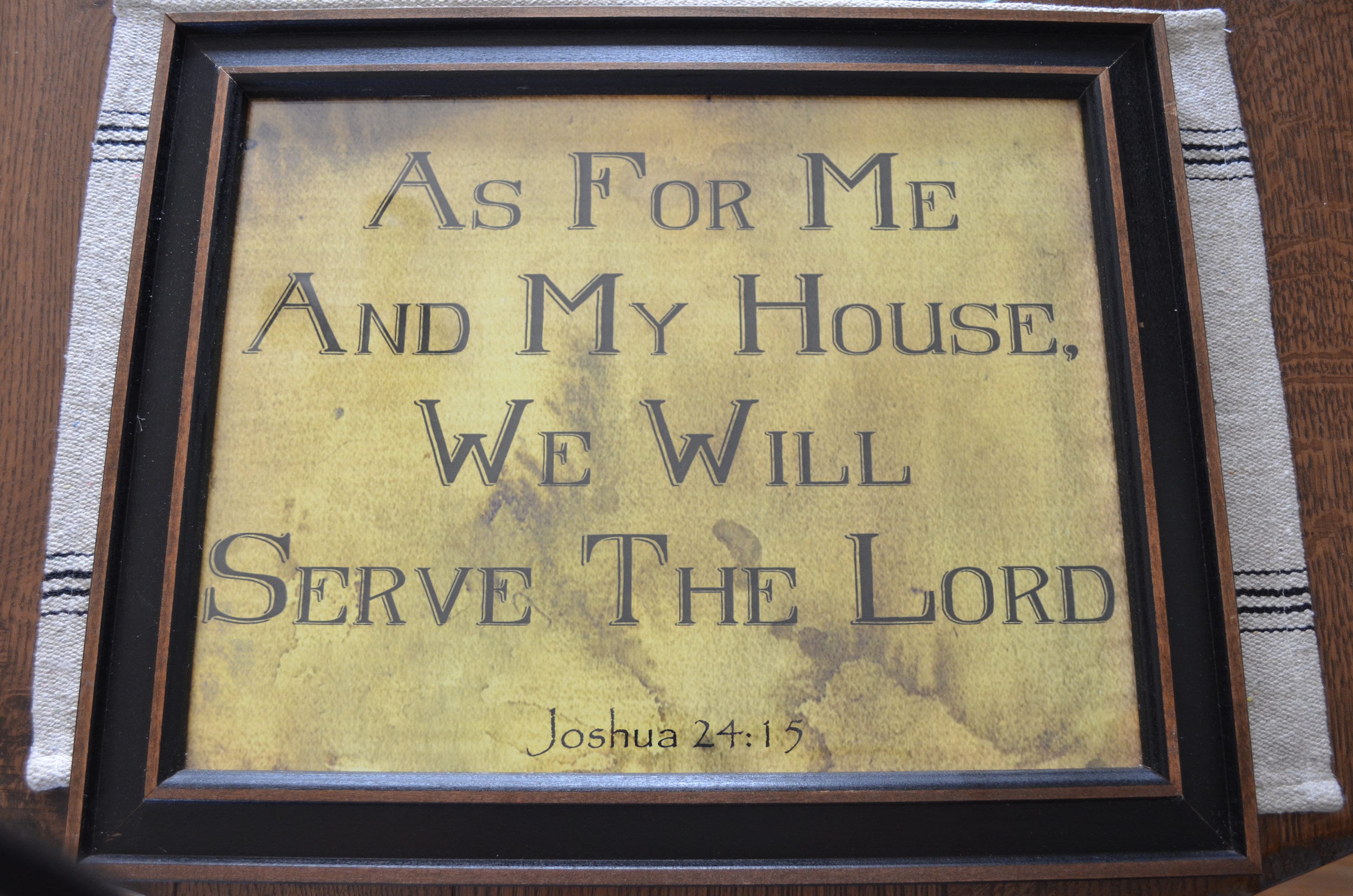 As for Me and My House We Will Serve the Lord Picture With - Etsy