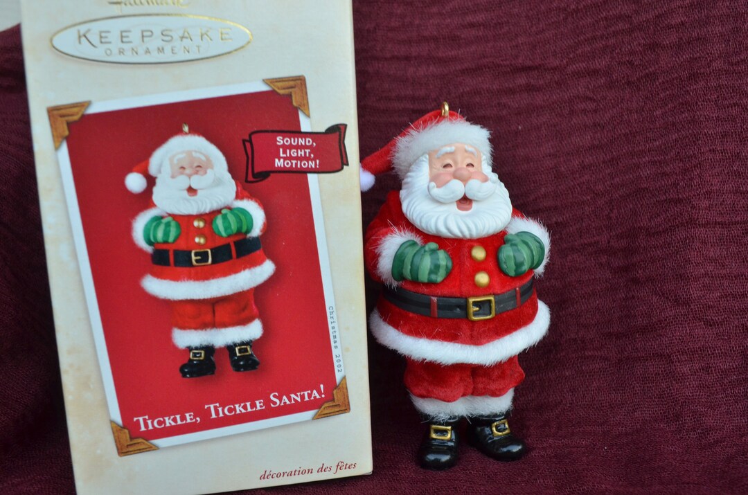 Santa Hallmark Ornament tickle Tickle Santa Date - Etsy