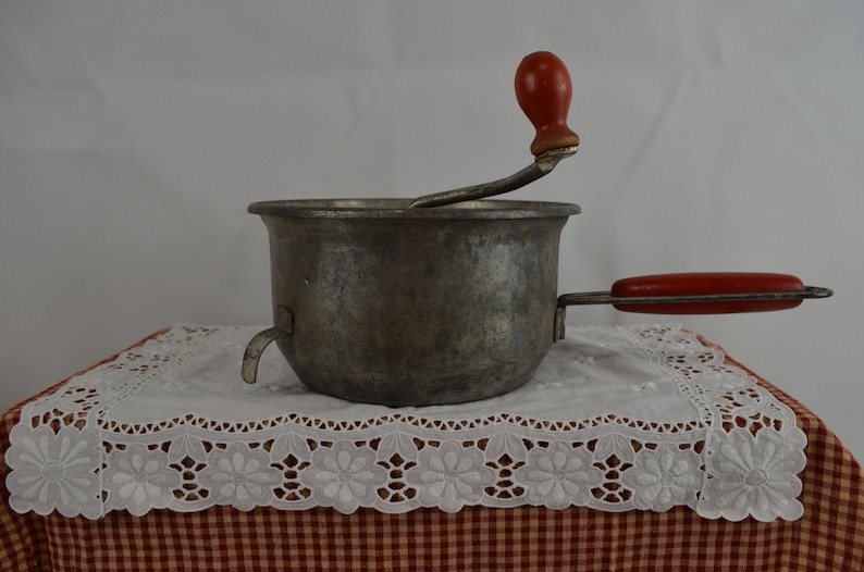 Vintage -foley Red Wood Handle & Knob - Food Mill - 1950's - With ...