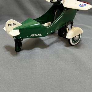 Hallmark Kiddie Car Classics 1935 Steelcraft Airmail Airplane by Murray ...
