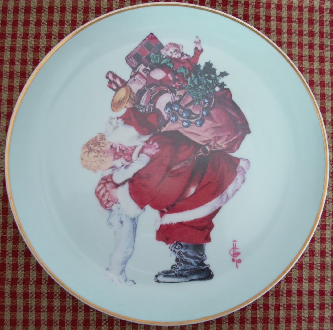 J.C. Leyendecker 1977 Santa Loves You Limited Edition Christmas ...