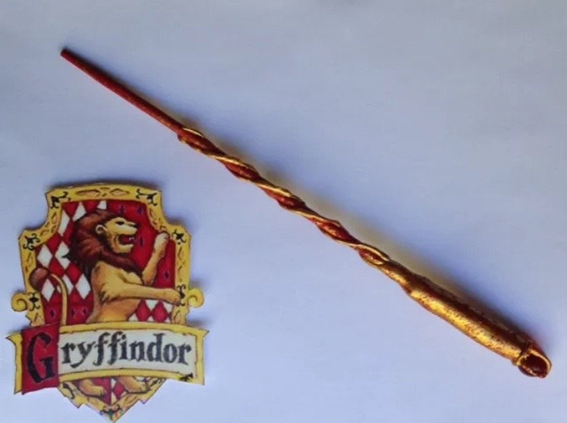 Gryffindor Hogwarts House Harry Potter Wand | Etsy
