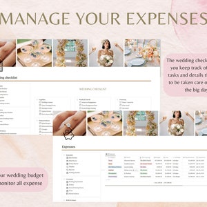 Wedding Planner Notion Template | Aesthetic Notion Wedding Dashboard ...