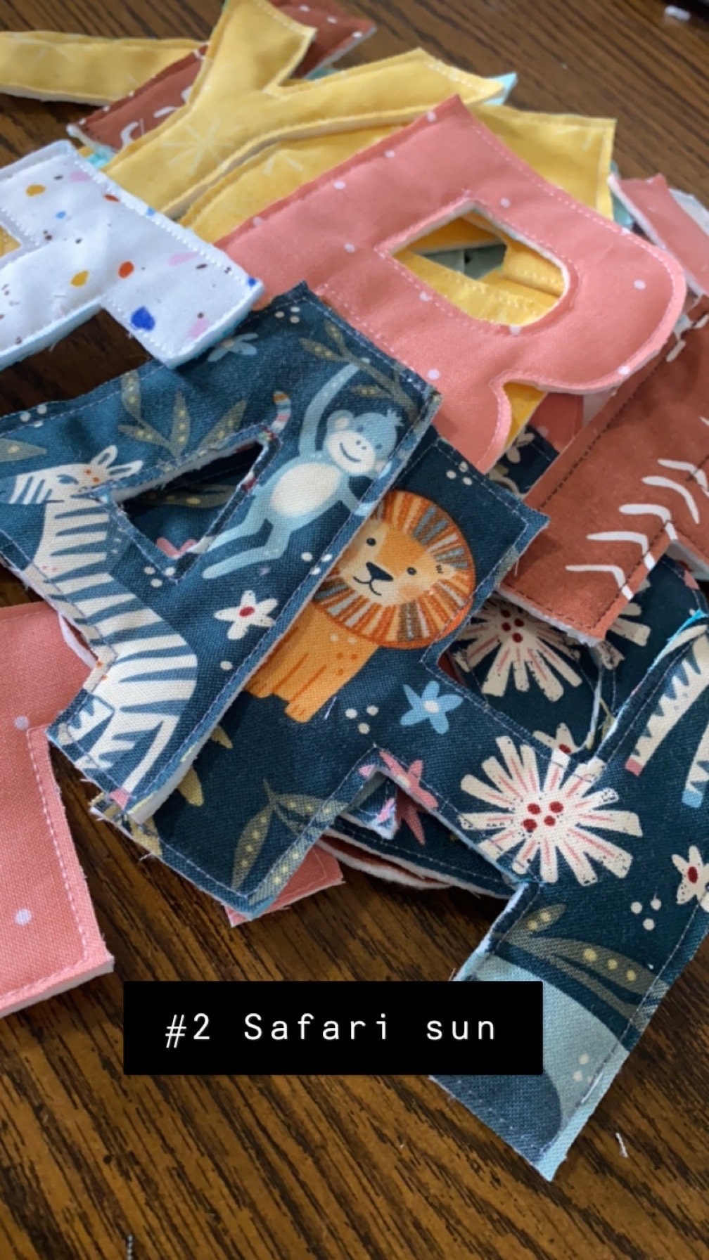 Fabric Alphabet Letters - Etsy