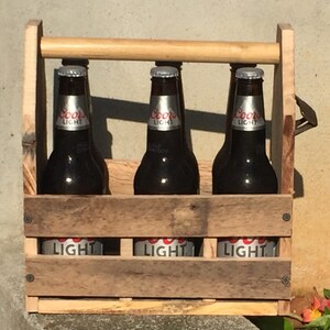 Rustic Wooden Six Pack Holder, Gifts for Him, Patriotic Punisher ...