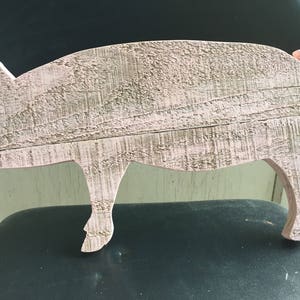 Wooden Pig, Rustic Pig, Farm Decor, Pig, Pig Cutout, Farm Pig, Farm ...