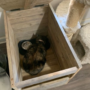 Wooden Cat Box, Cat Box, Cat Food, Cat Food Box, Food, Pallet Box ...