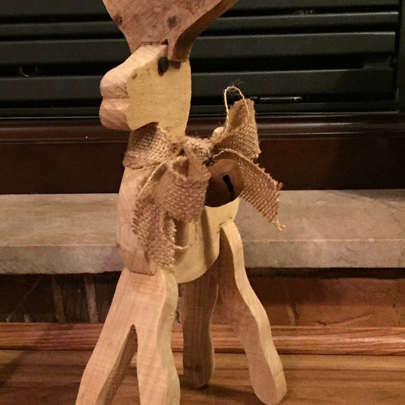 Wood Reindeer Pattern - Etsy
