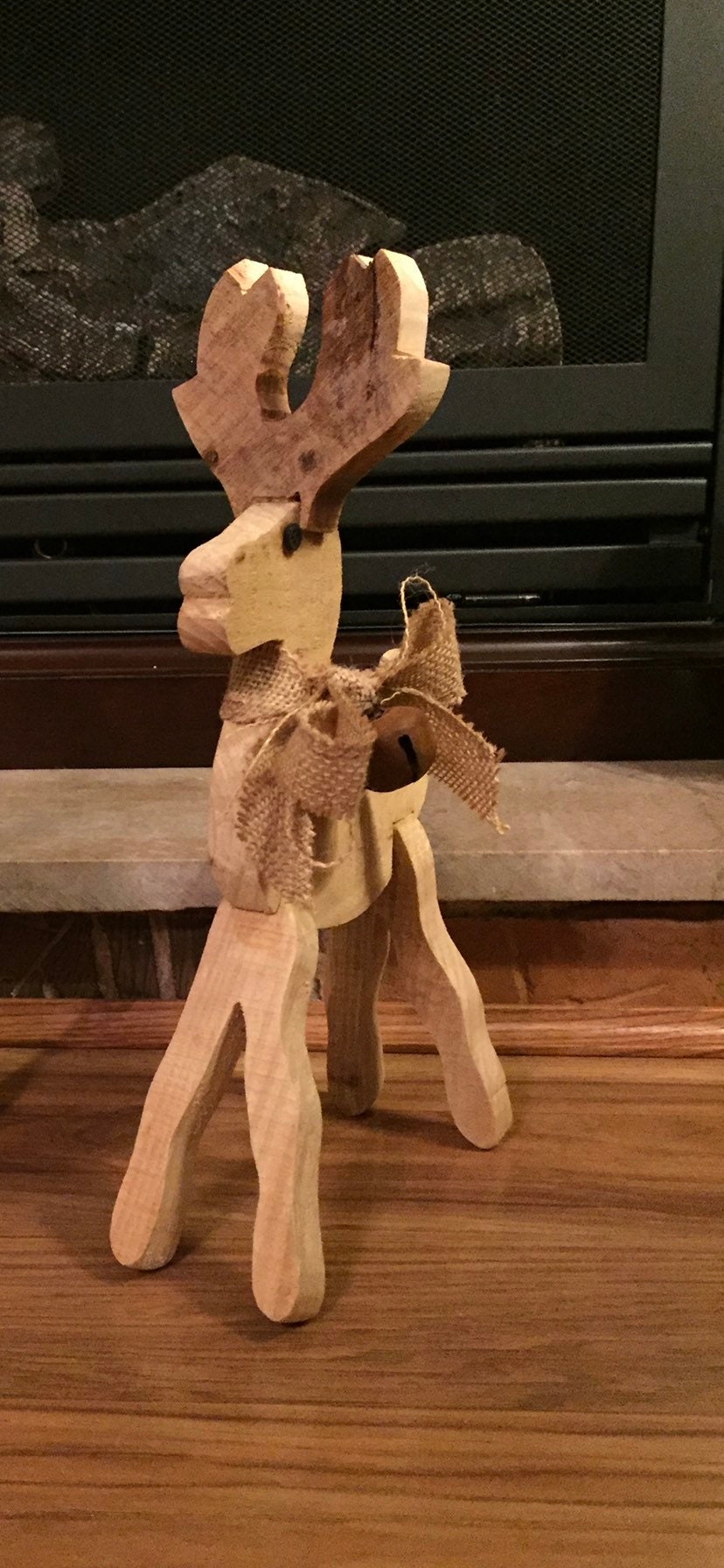 Wooden Reindeer Reindeer Christmas Decor Holiday Decor | Etsy