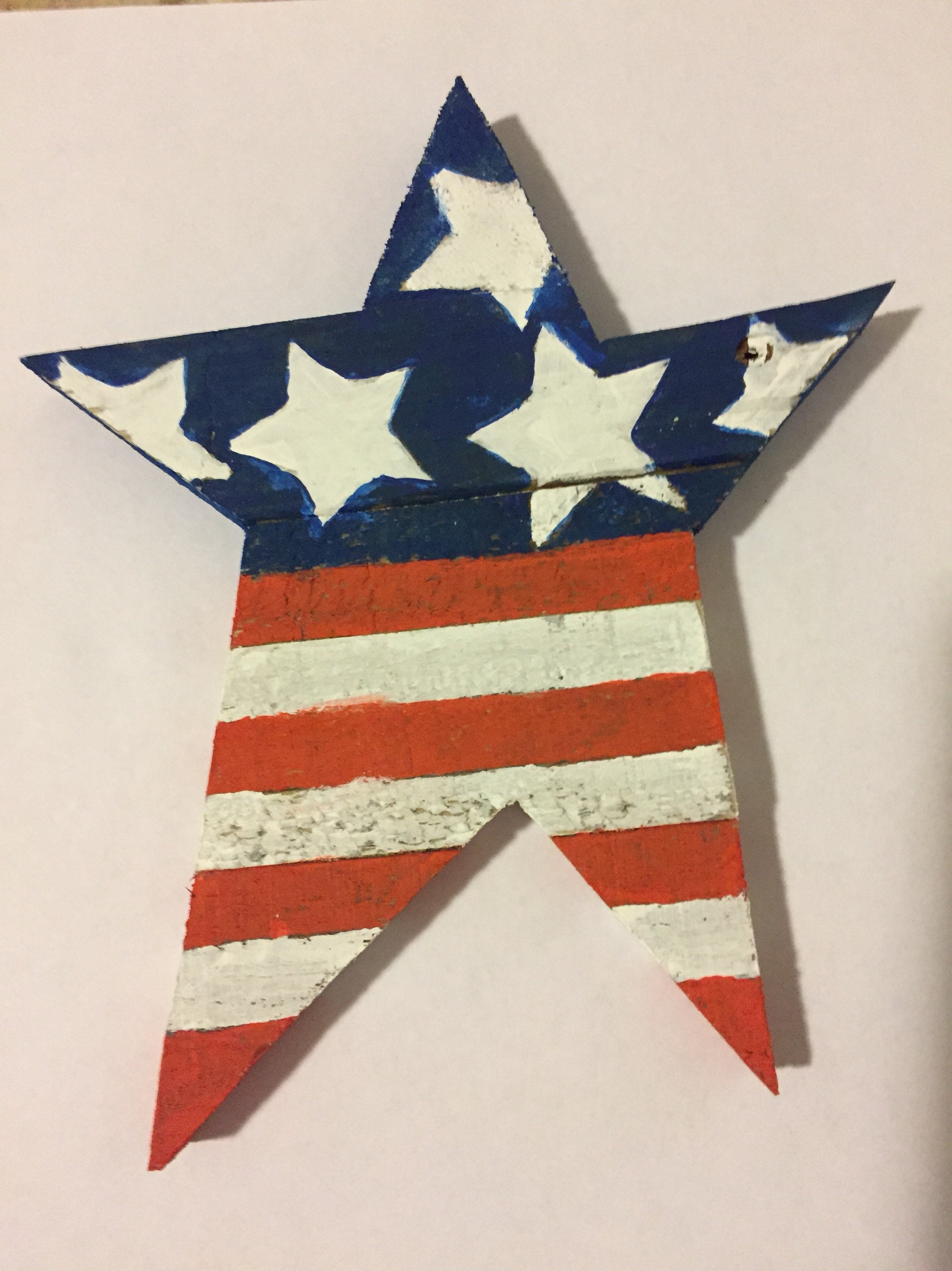 Patriotic Star Star Patriotic American July 4th | Etsy