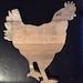 Rustic Rooster Cutout, Rooster Cutout, Wooden Rooster, Rustic Rooster ...