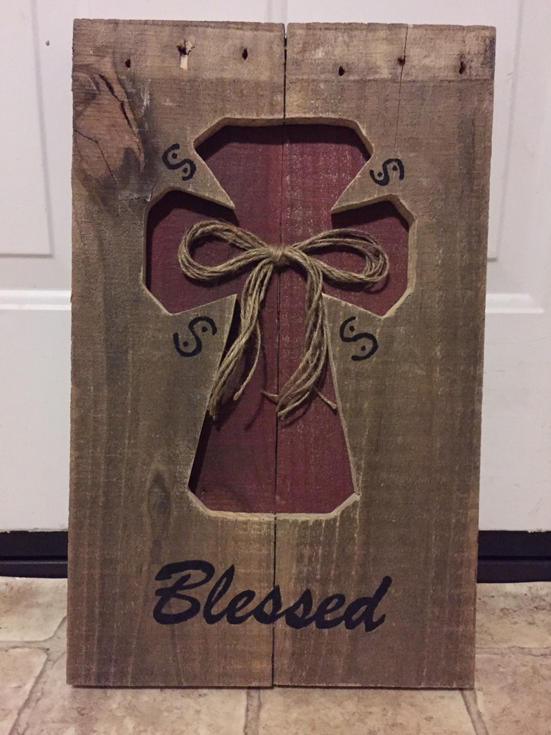 Rustic Wooden Cross Easterwooden Cross Rustic Cross Cross | Etsy